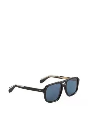 CUTLER & GROSS Double-bridge Square-frame Sunglasses