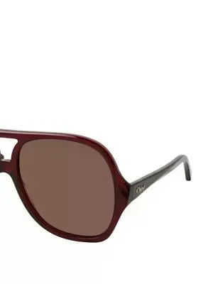 Chloé Salome Pilot-frame Sunglasses