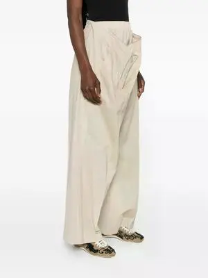 Issey Miyake Zip Detail Trousers