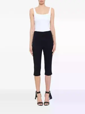 Alexander McQueen Cropped Trousers With Zip Detail