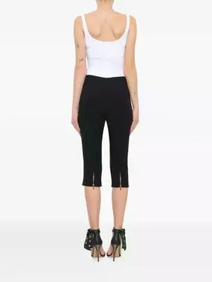 Alexander McQueen Cropped Trousers With Zip Detail