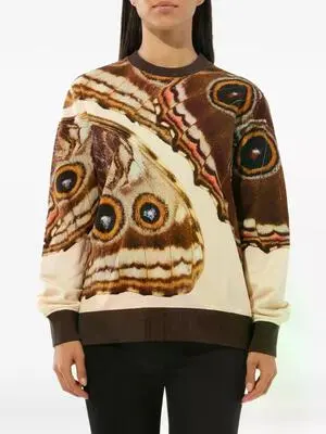 Givenchy Butterfly Print Sweatshirt - Brown