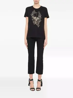 Alexander McQueen Skull-embellished Short Sleeve T-shirt