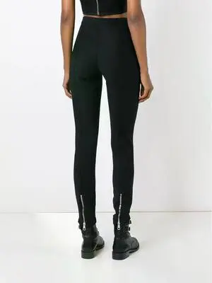 Neil Barrett High Waist Virgin Wool Blend Trousers