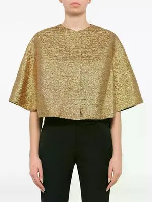 LANVIN Wide Sleeve Top - Metallic
