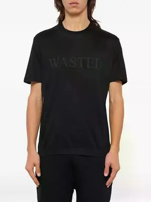 Neil Barrett Wasted Cotton T-shirt - Black