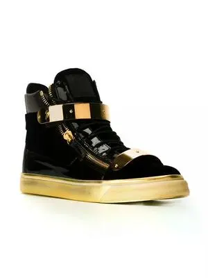 GIUSEPPE ZANOTTI Coby Hi-top Sneakers - Blue