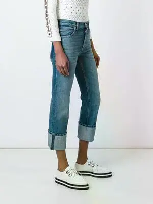 Alexander McQueen Cropped Jeans