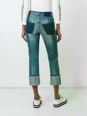 Alexander McQueen Cropped Jeans