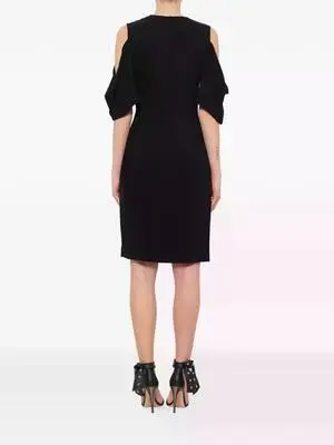 Givenchy Silk Cold Shoulder Dress
