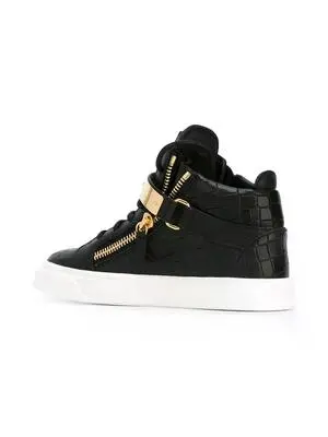 GIUSEPPE ZANOTTI Side Zip High-top Sneakers