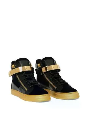 GIUSEPPE ZANOTTI Coby Hi-top Sneakers - Blue