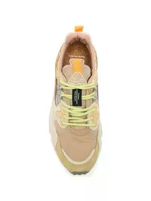 FLOWER MOUNTAIN Perforated Panelled Sneakers