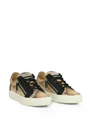 GIUSEPPE ZANOTTI Frankie Low-top Sneakers - Neutrals