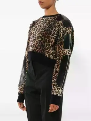 Givenchy Paneled Cropped Jumper