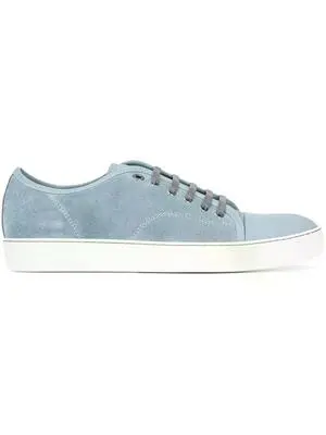 LANVIN Contrast Toe Cap Sneakers - Blue