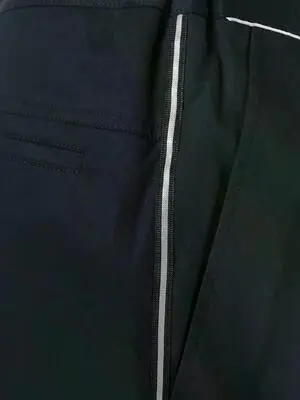 LANVIN Black Cotton Drawstring Shorts