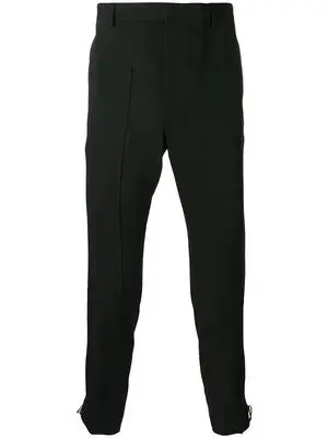 LANVIN Five Pocket Slim Trousers - Black