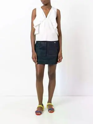 Kenzo High-waisted Denim Skirt - Blue