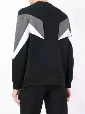 Neil Barrett Geometric Paneled Sweatshirt