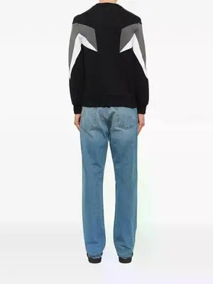 Neil Barrett Geometric Paneled Sweatshirt