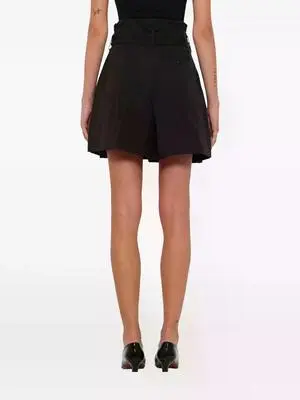 Alexander McQueen High-waisted Tie Shorts