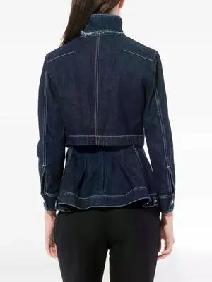 Alexander McQueen Embroidered Peplum Jacket