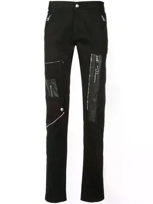 Alexander McQueen Zipped Patch Trousers