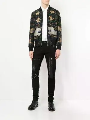 Alexander McQueen Zipped Patch Trousers