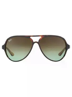 Ray-ban Aviator Sunglasses With Tortoiseshell Effect - Brown