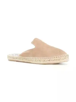Manebí Nude Goat Suede Mule Espadrilles