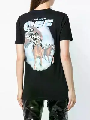Off-White Horse Print T-shirt