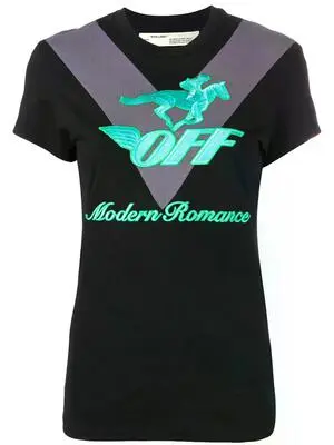 Off-White Modern Romance Embroidered T-shirt