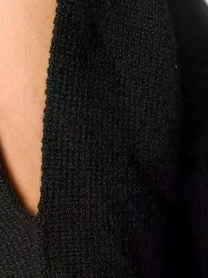 Chloé Wool-alpaca Blend Cut-out Knit Dress