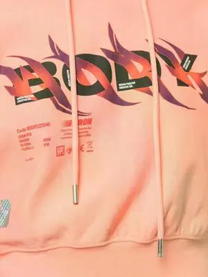 Heron Preston Printed Crop Hoodie
