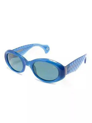ETNIA BARCELONA Oval Frame Sunglasses - Blue