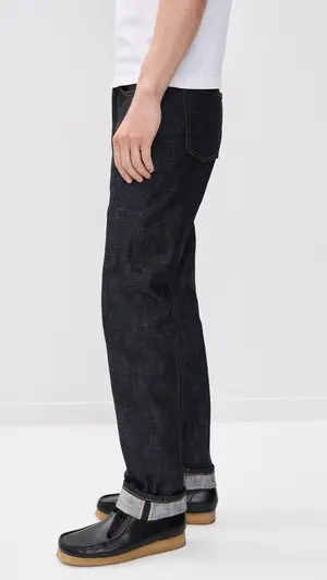 Naked & Famous Denim True Guy" Year Of The Horse Selvedge Jeans - Indigo