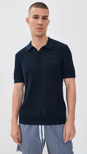 RHONE Coastal Johnny Collar Polo