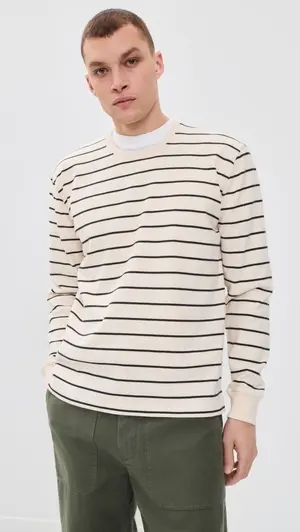 ALEX CRANE Caza Cotton Crewneck