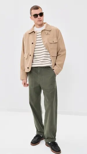 ALEX CRANE Caza Cotton Crewneck