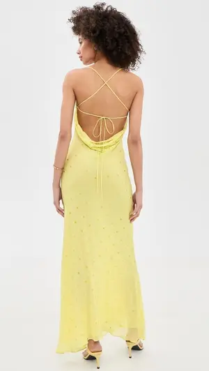 Bec & Bridge Arielle Sequin Embellished Slip Maxi Dress