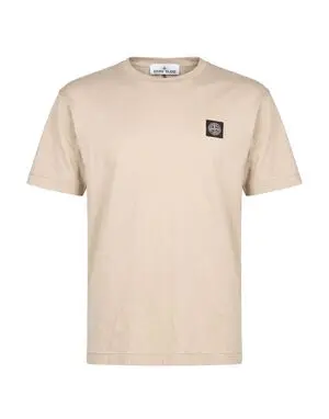 Stone Island T-shirt Size Cotton - Sand