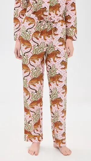 PRINTFRESH Bagheera Long Pajama Set - Blush