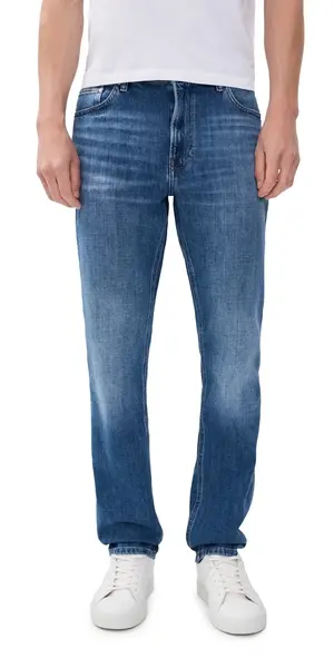 FRAME Modern Straight Jeans In Medium Wash