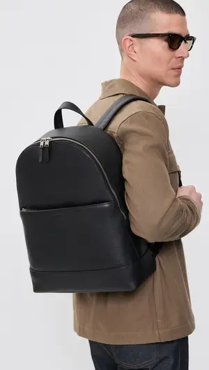 Shinola Canfield Pebbled Leather Backpack