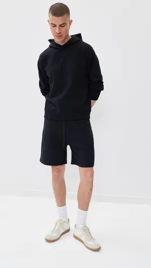 Theory Relaxed Hoodie - Dark Eclipse
