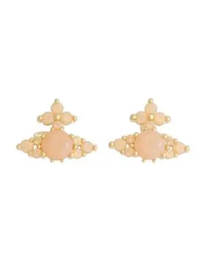 VIVIENNE WESTWOOD Crystal Orb Stud Earrings - Grey