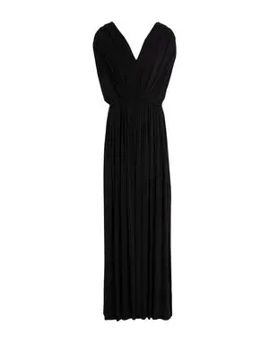 Max Mara Viscose Blend Pleated Maxi Dress