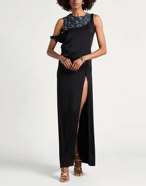 LANVIN Silk & Viscose Blend Sleeveless Maxi Dress