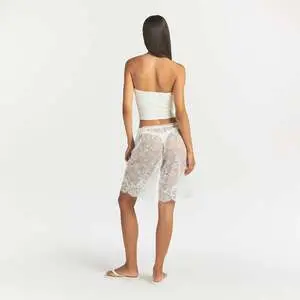 SKIMS Ultra Fine Lace Long Short